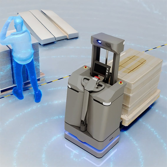 MiR1200 Pallet Jack - autonomous forklift truck